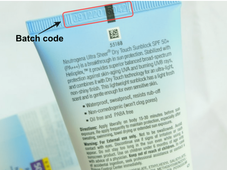 Where Is The Expiration Date On Neutrogena Products?